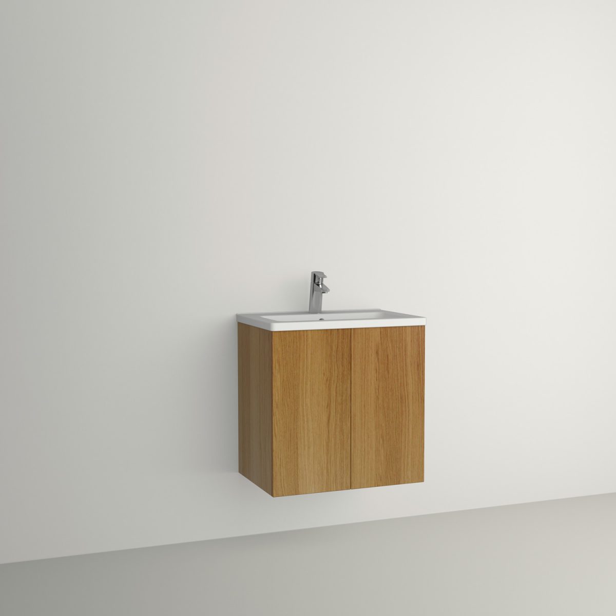 Kommod plain ek 2 luckor – BRF Ättekulla